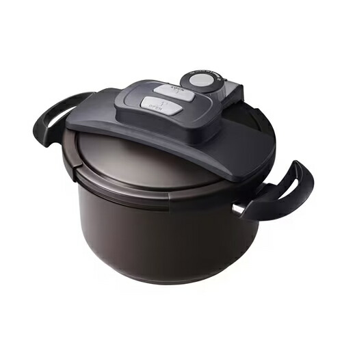 【楽天市場】両手圧力鍋 5L ブラウン ガス対応 IH対応 NRAN-5L-BR アイリスオーヤマ【IRIS】【ガラスふた＆レシピブック付き ...