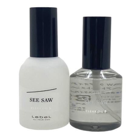 【楽天市場】【セット品】SEE/SAW クリアオイル♭ (フラット) 90ml+SEE/SAW クリアオイル♯ (シャープ) 90ml ヘアトリートメント シーソー ルベル LEBEL サロン ...