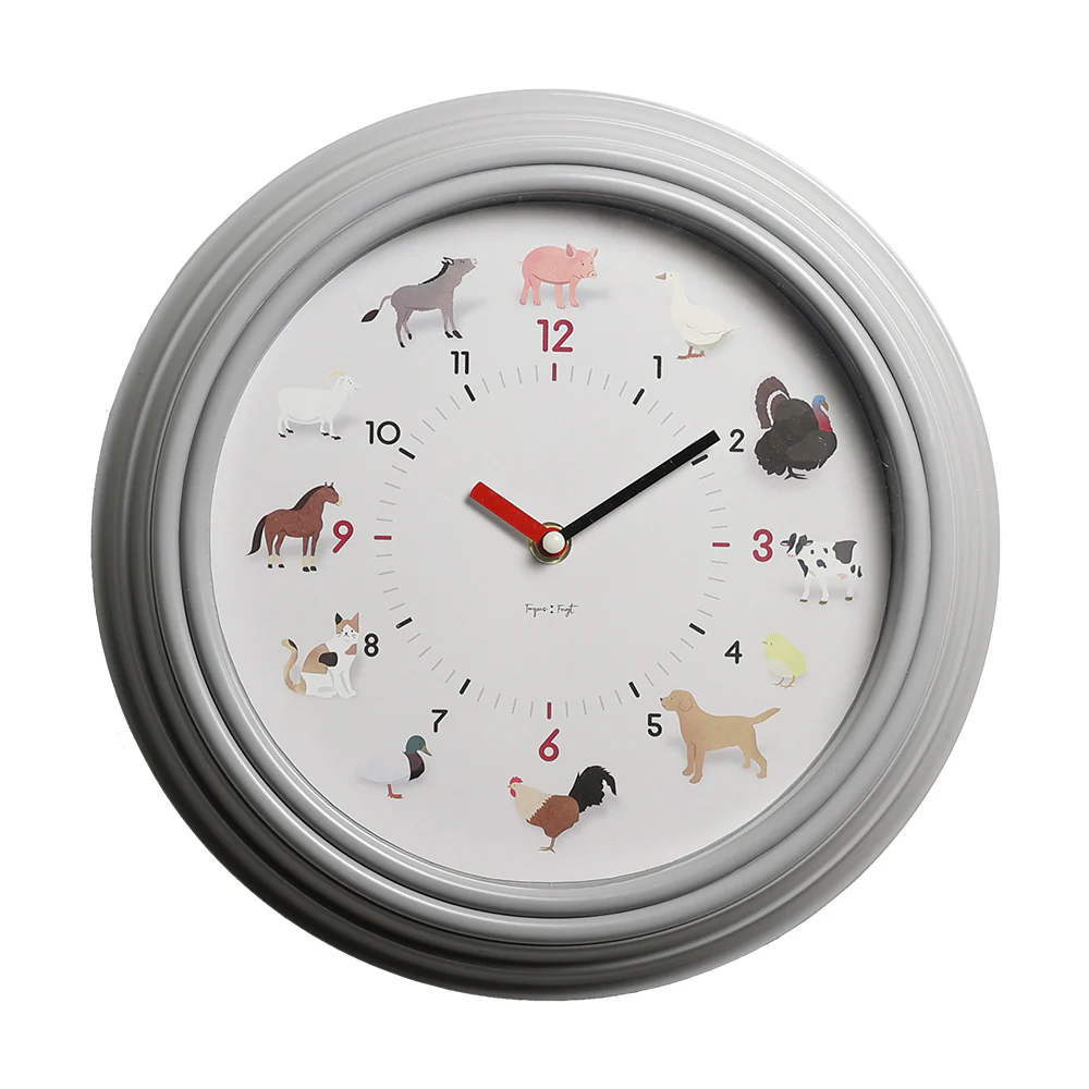 【楽天市場】ティッキー タッキー クロック TICKY TACKY CLOCK Animal アニマル 掛け時計 壁掛け時計 スイープ ...