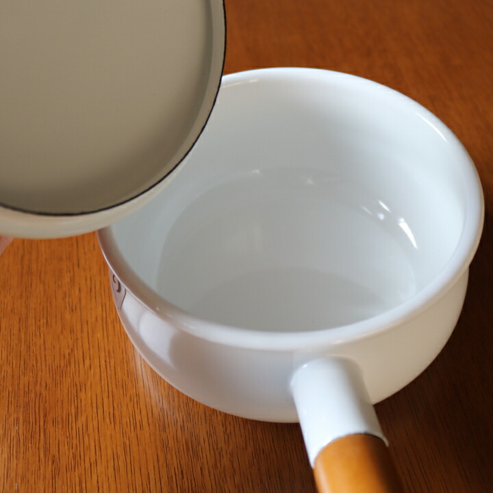 【楽天市場】( POCHIKA ソースパン 15cm 野田琺瑯 ) Noda Horo ホーロー 正規品 離乳食 お粥 作り置き インスタント ...