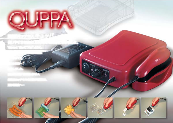 【楽天市場】超音波シーラー 超音波溶着機 超音波ポイントシール機 アスパル QUPPA （キュッパ） QP-01 − 朝日産業 プラスチック用 ...