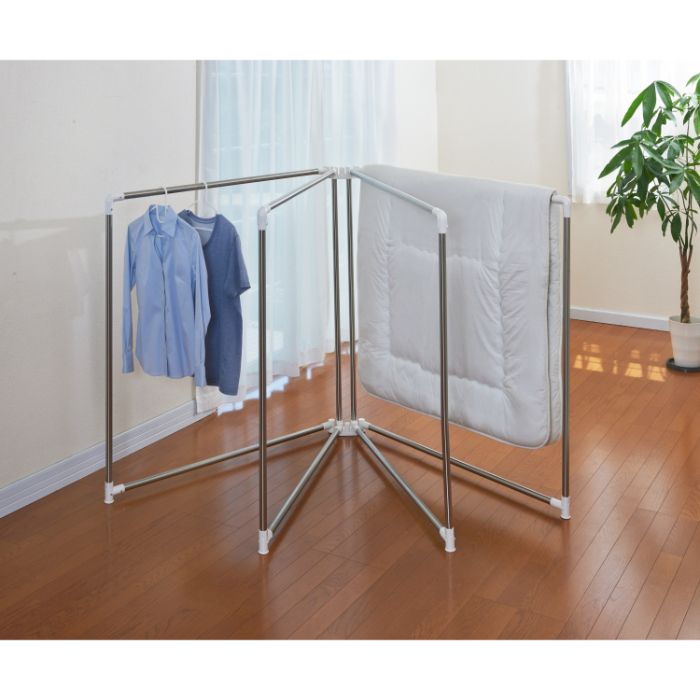 【楽天市場】ナフコ ステンレス布団干し4枚タイプ HNFD-C425：ホームプラザナフコ楽天市場店