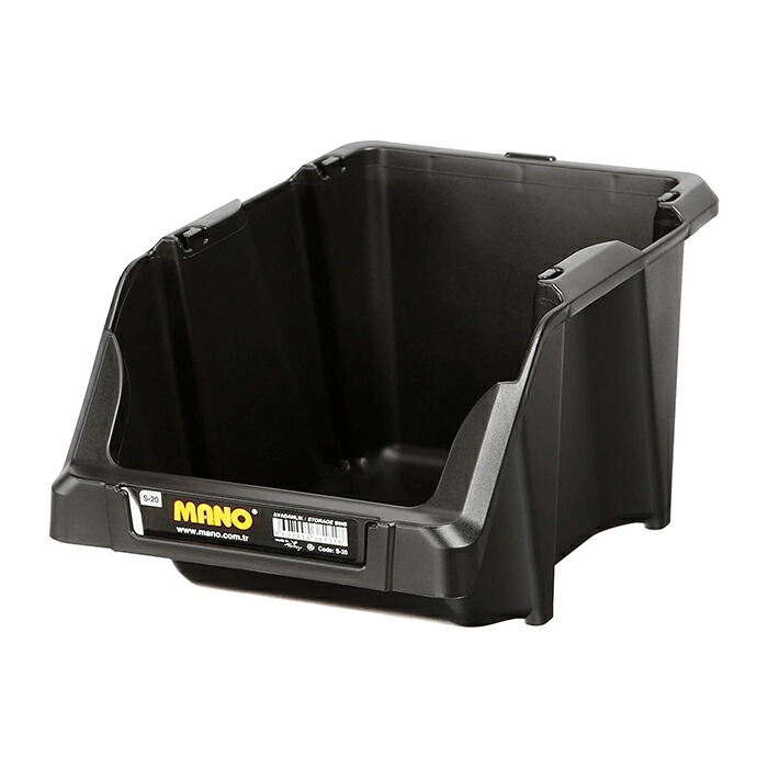 【楽天市場】MANO スタッキングBOX ブラック 20：ホームプラザナフコ楽天市場店