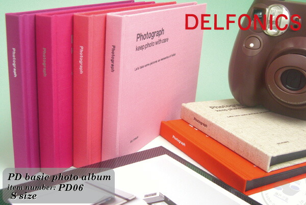【楽天市場】DELFONICS 製本タイプアルバム PD ベーシックフォトアルバム Sサイズ PD06：ナガサワ文具センター