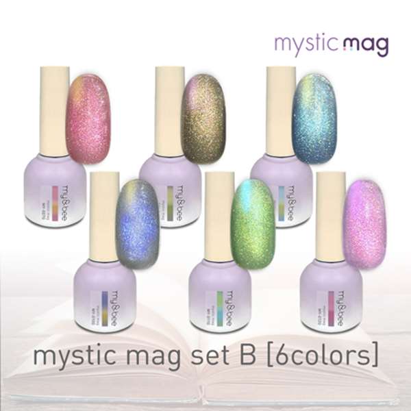 【楽天市場】マイビー my&bee ミスティックマグセットB MY−SBジェルネイル マグネット マグジェル ジェルセット セット：ネイル用品 nailstudy