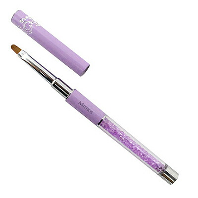 【楽天市場】ネイルブラシ ネイルアートブラシ ミトス MITHOS ダイヤモンドジェルブラシ パープル ラウンド （90147）：ネイル用品 nailstudy