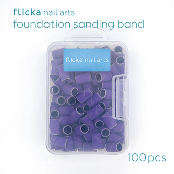 【楽天市場】flicka nail arts(フリッカネイルアーツ) ファンデーションサンディングバンド 100個入リ：ネイル用品 nailstudy
