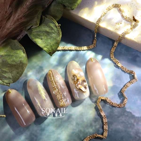 【楽天市場】SONAIL PLUS AIKOセレクト メタリック エレガント ラインチェーン FY000223：ネイル用品 nailstudy
