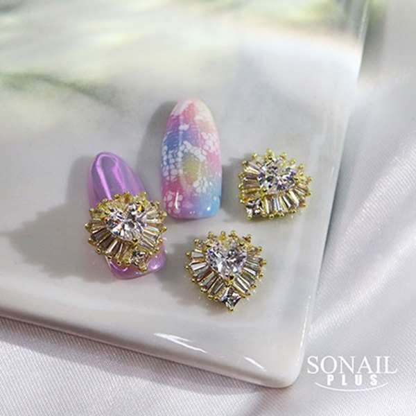 【楽天市場】SONAIL PLUS 山崎セレクト ブリリアント ハートビジュー FY000244：ネイル用品 nailstudy