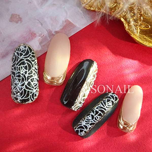 【楽天市場】SONAIL アーティスティック フラワー 立体ネイルシール FY000212：ネイル用品 nailstudy