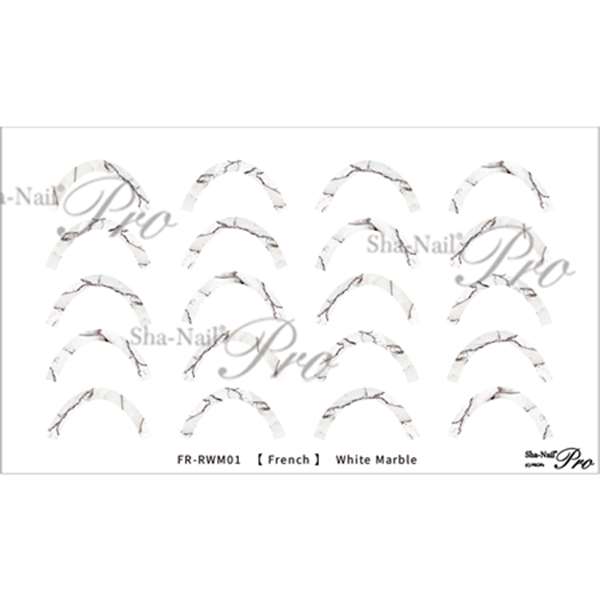 【楽天市場】写ネイルPlus フレンチ ホワイトマーブル：ネイル用品 nailstudy