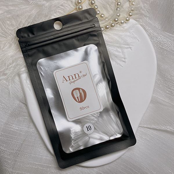 【楽天市場】Ann Professional チップイクステンション バレリーナミディアム型 クリア #10：ネイル用品 nailstudy