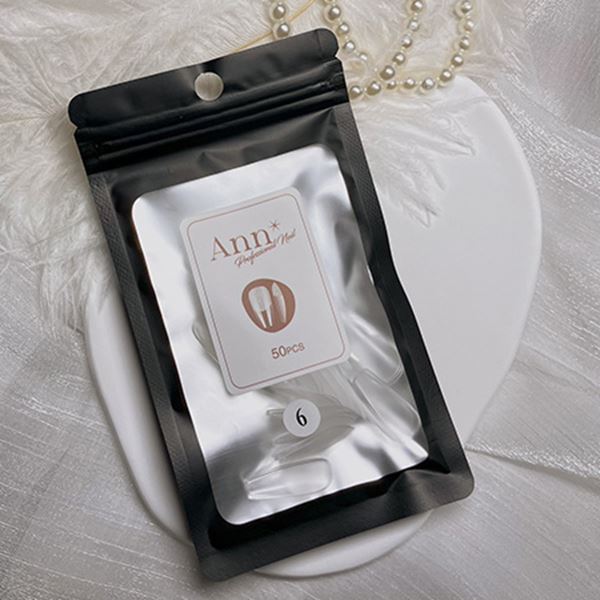 【楽天市場】Ann Professional チップイクステンション バレリーナミディアム型 クリア #6：ネイル用品 nailstudy