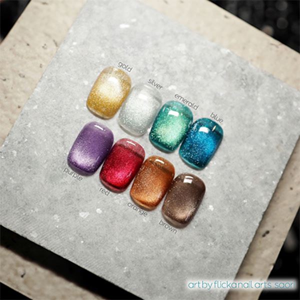【楽天市場】flicka nail arts(フリッカネイルアーツ) フリッカマグジェル8色セット：ネイル用品 nailstudy