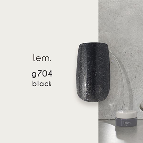 【楽天市場】lem.(レム) カラージェル g704 ブラック 3g：ネイル用品 nailstudy