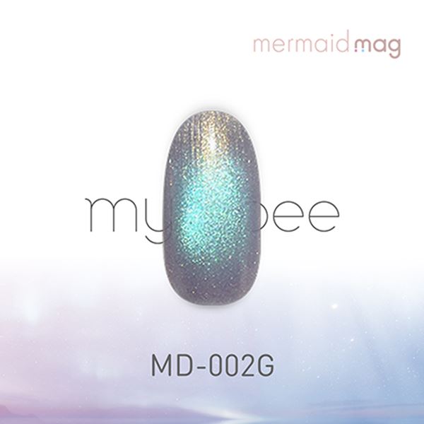 【楽天市場】マイビー マーメイドマグ MD-002G 8ml：ネイル用品 nailstudy