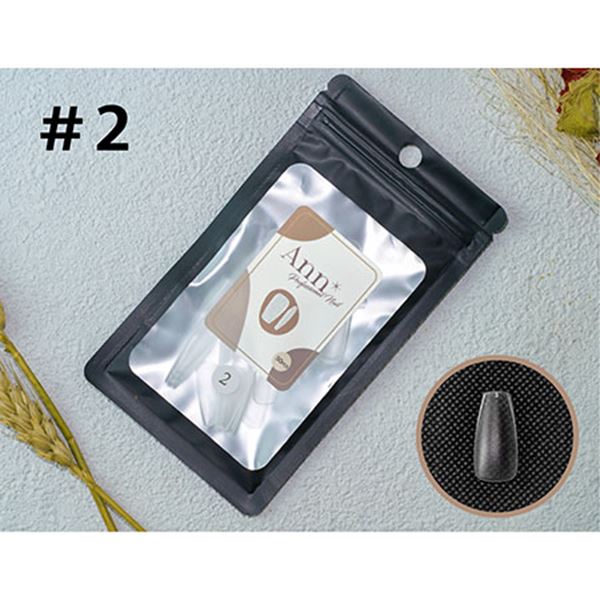 【楽天市場】Ann Professional チップイクステンション ショートバレリーナ型 クリア #2 50pcs：ネイル用品 nailstudy