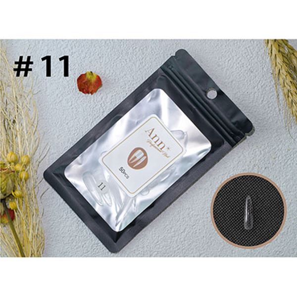 【楽天市場】Ann Professional チップイクステンション ポイントロング型 クリア #11 50pcs：ネイル用品 nailstudy