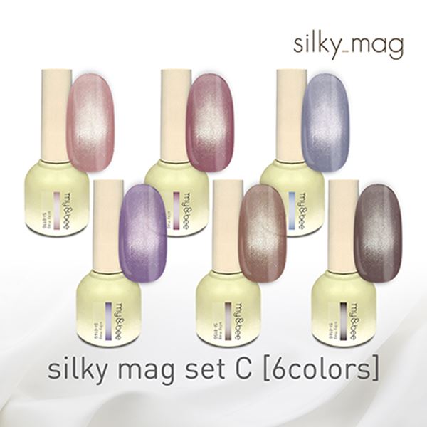 【楽天市場】マイビー シルキーマグセットC SI-SC(011~016/8ml×6色)：ネイル用品 nailstudy