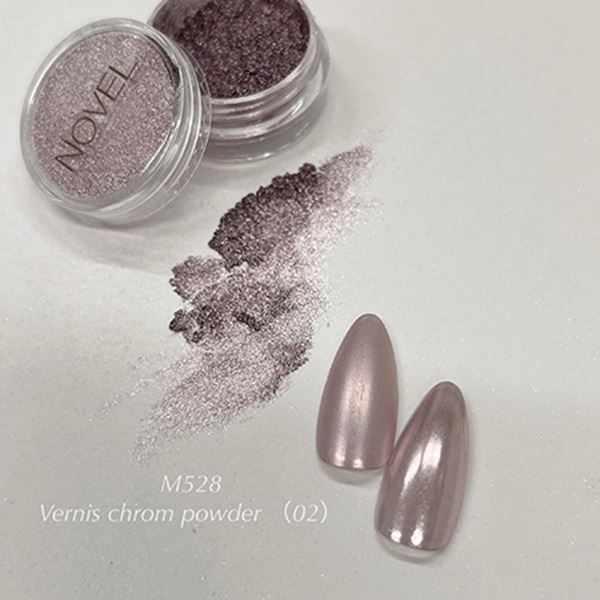 【楽天市場】NOVEL M528 Vernis chrom powder ノヴェル ヴェルニクロムパウダー (02)：ネイル用品 nailstudy
