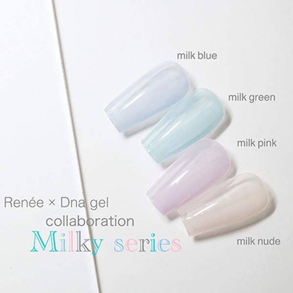 【楽天市場】Dna Gel(ディーナジェル)×Renee milky gel 4色セット：ネイル用品 nailstudy