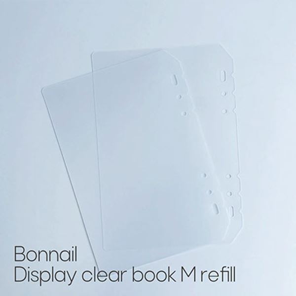 【楽天市場】Bonnail ディスプレイクリアBOOK M レフィル：ネイル用品 nailstudy