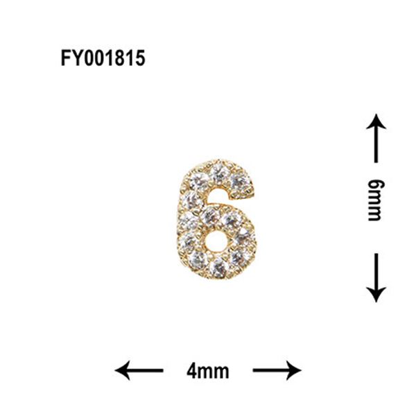 【楽天市場】SONAIL ナンバービジュー No.6&9 FY001815：ネイル用品 nailstudy