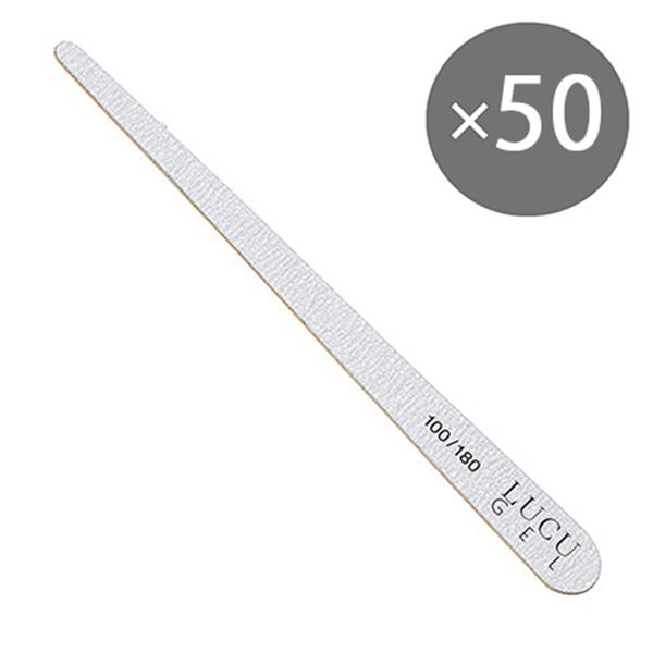 【楽天市場】ルクジェル エメリーボード 100/180 50本 NEW：ネイル用品 nailstudy