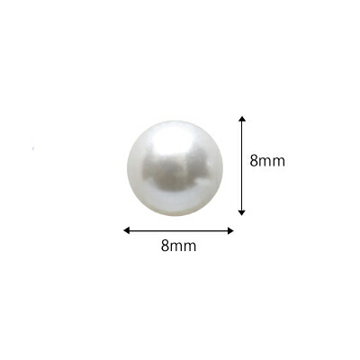 【楽天市場】ネイルパーツ パール シャレドワ SHAREYDVA 大粒パール ラウンド （8mm） 8P ホワイト ネイルアート パーツ ...