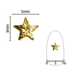 【楽天市場】ネイルパーツ 星 シャレドワ SHAREYDVA ネイルパーツ シャイニングスター M ゴールド 10P：ネイル用品 nailstudy