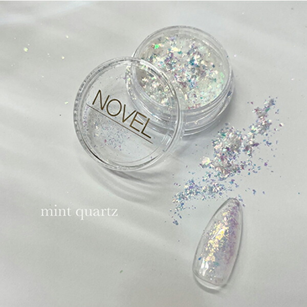 【楽天市場】NOVEL Fancy aurora flake mint quartz 0.2g：ネイル用品 nailstudy