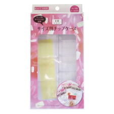 【楽天市場】ネイルチップ ケース B．N． サイズ別チップケース TPC-1：ネイル用品 nailstudy