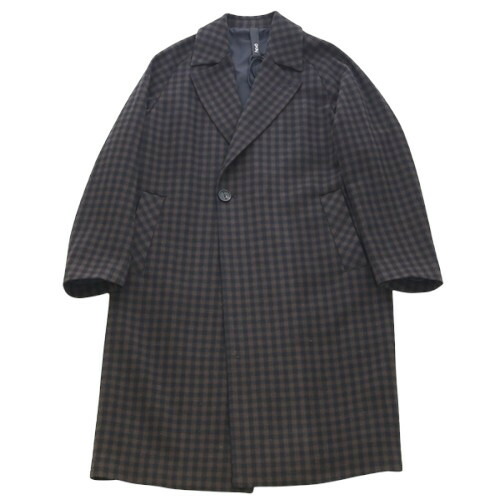 【楽天市場】Hevo イーヴォ [秋冬] ウールコート ブロックチェック セミダブル 1B SURBO スルボ：NAKAGAWA楽天市場店