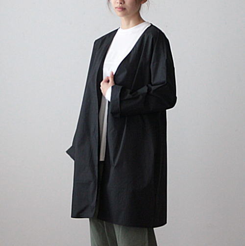 【楽天市場】MUYA(ムヤ) Livery coat リバリーコート ノーカラーコート メンズレディース：natural standard