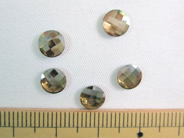 【楽天市場】スワロフスキー（ホットフィックス）2035 Chessboard Circle FB 6mmCrystal(001) Golden Shadow（GSHA) M-Foiled：手芸ナカムラ