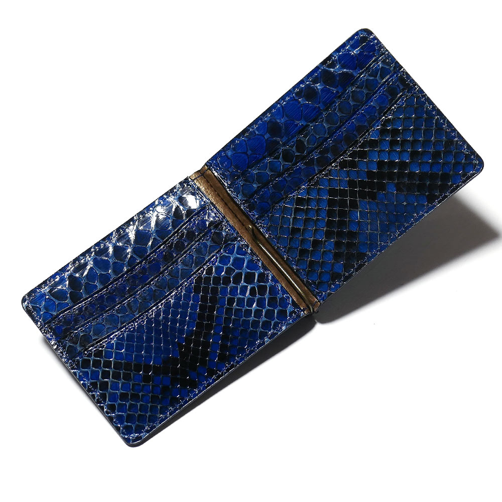 楽天市場】札ばさみ パイソン 財布 マネークリップ / メンズ