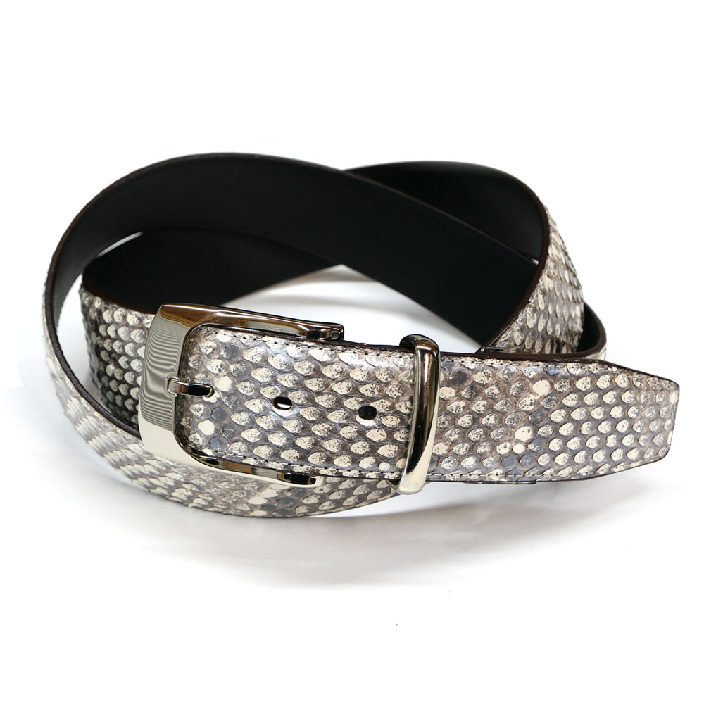 楽天市場】ベルト モラレス パイソン 蛇 本革 牛革 メンズ レディース