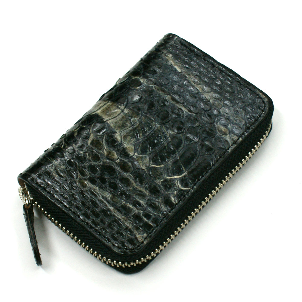 楽天市場】キーケース キーホルダー パイソン 蛇革 ヘビ革 ラウンド