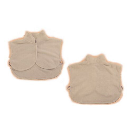 【楽天市場】※1個までゆうパケット送料300円※ 『首元あったか マイクロファイバー 暖眠 ベスト ベージュ』：癒しの村