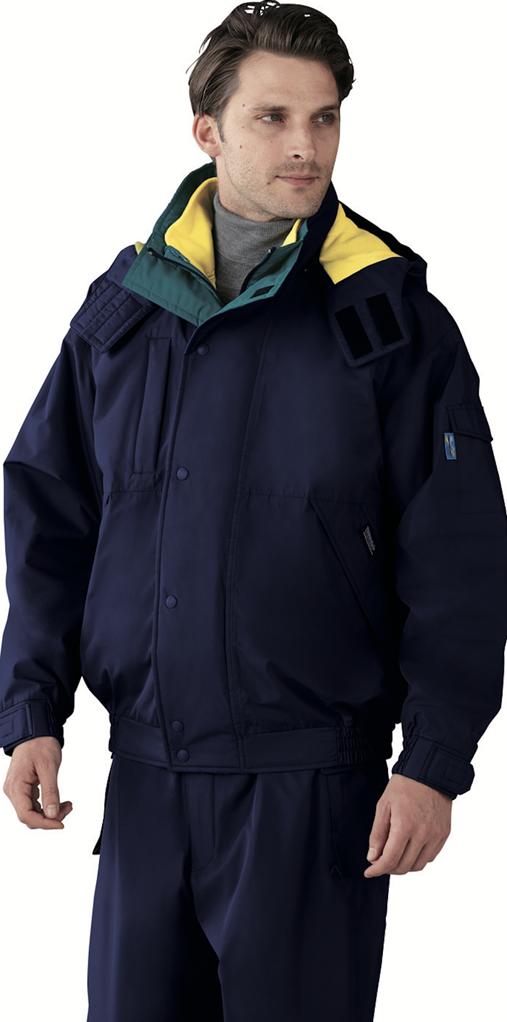 【楽天市場】48050 ダブルライナー防水防寒ブルゾン（フード付) 防寒着 防寒ウェア 自重堂 Jichodo M～4L ポリエステル100％：社名刺繍無料の作業着屋