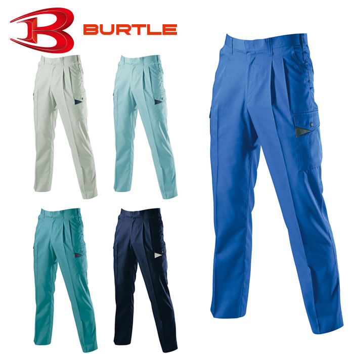 【楽天市場】6026 ツータックカーゴパンツ BURTLE バートル 春夏作業服 作業着 ワーク ユニフォーム 70～125 ポリエステル65％・綿35％ 日本製：社名刺繍無料の作業着屋