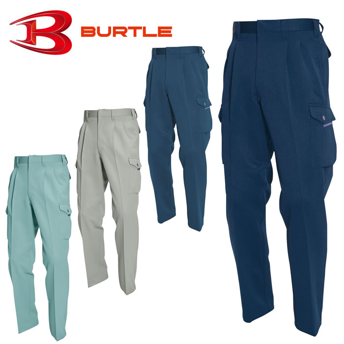 【楽天市場】9026 ツータックカーゴパンツ BURTLE バートル 春夏作業服 作業着 (クロカメ被服 WORKBOX) ワーク ユニフォーム 70～125 ポリエステル75％・綿25 ...