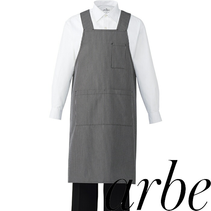 【楽天市場】T-8543 エプロン チトセ chitose 社名刺繍無料 M・L ヒッコリー ポリエステル65%、綿35%：社名刺繍無料の作業着屋