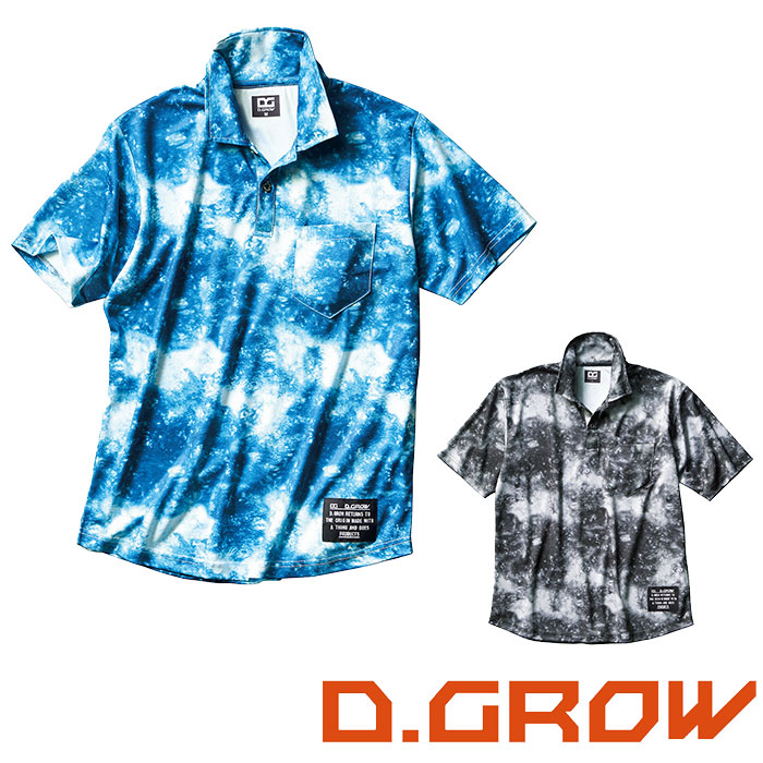 【楽天市場】DG810 半袖ポロシャツ D.GROW ディーグロウ KURODARUMA クロダルマ 作業服 作業着 M～3L ポリエステル ...
