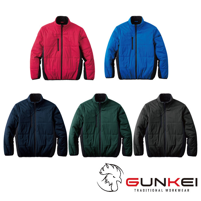 【楽天市場】GK32400 ストレッチ防寒ジャケット サンエス SUN-S GUNKEI 秋冬 作業服 作業着 防寒着 防寒ウェア S～6L ポリエステル100％ 撥水加工 軽量 ストレッチ ...