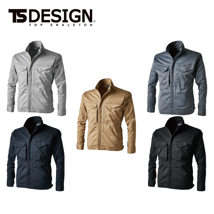 【楽天市場】2216 TecRecycジャケット tsデザイン TSDESIGN 秋冬 作業服 作業着 【社名刺繍無料】 SS S M L LL 3L 4L 5L 6L ポリエステル80％・綿 ...