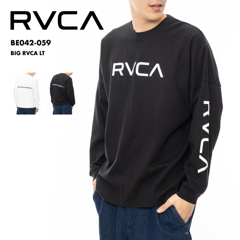 【楽天市場】RVCA/ルーカ メンズ 長袖 Tシャツ BIG RVCA LT 2024 FALL＆WINTER BE042-059 ロンT ビッグシルエット ルーズシルエット コットン ...
