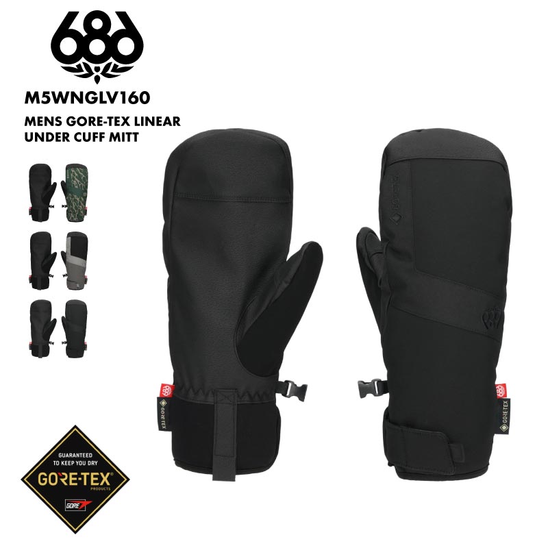 楽天市場】シックスエイトシックス(686) スノーボードグローブ メンズ