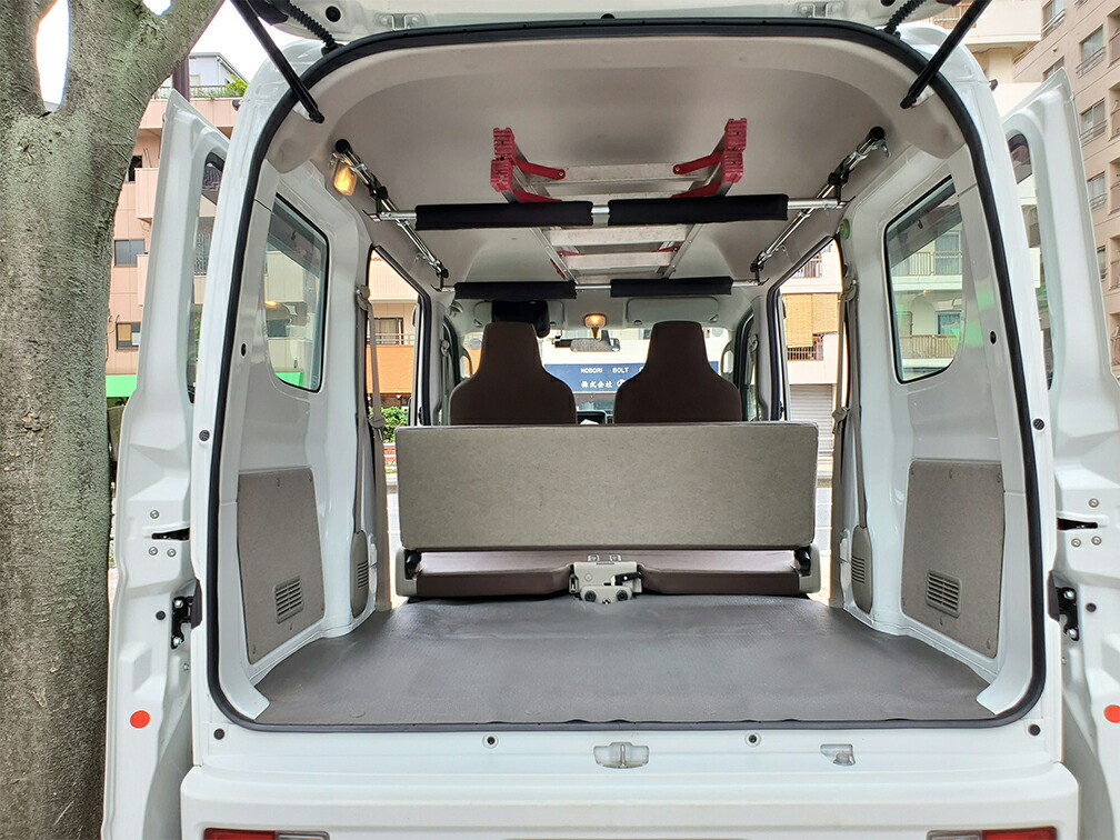 【楽天市場】エブリイDA17 左右サイドバー&高低ワンタッチバー2本セット バモス ホビオ NV100 クリッパー ハイグレードパッド付 車内 ...