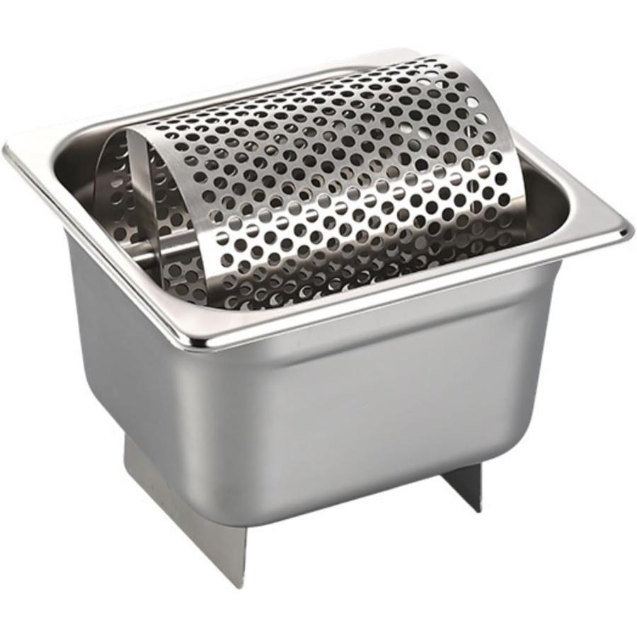 【楽天市場】ステンレススチールバターローラー、1.7Lのバターを保持、穴あきローラーデザインはピクニック、バーガーショップ、キッチンチーズ用に ...